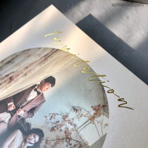 【幸福之門】彩色相片/單卡/明信片式喜帖‧星幻卡喜帖‧婚卡 MP3209 $39 - 春天婚卡喜帖